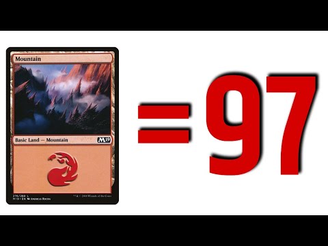 Commander Deck With 97 Mountains Youtube