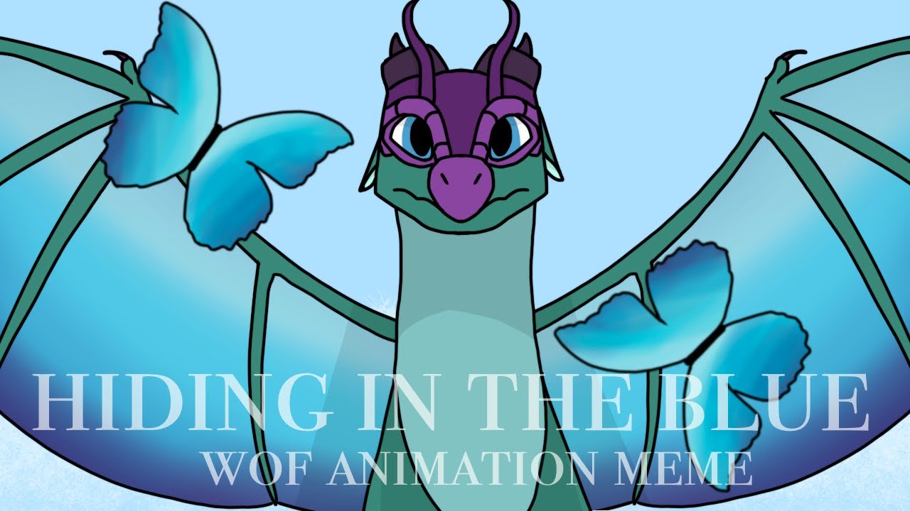 Hiding In The Blue Wof Blue Animation Meme Youtube