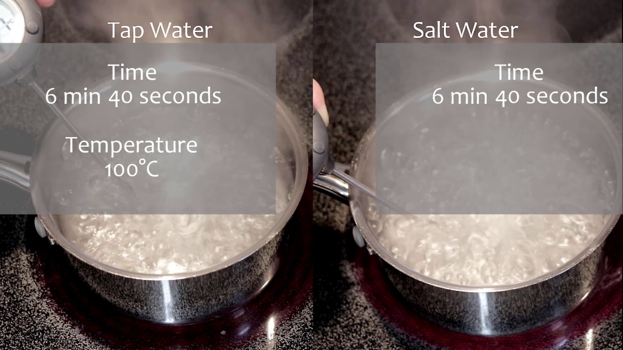 Boiling Salt Water Experiment