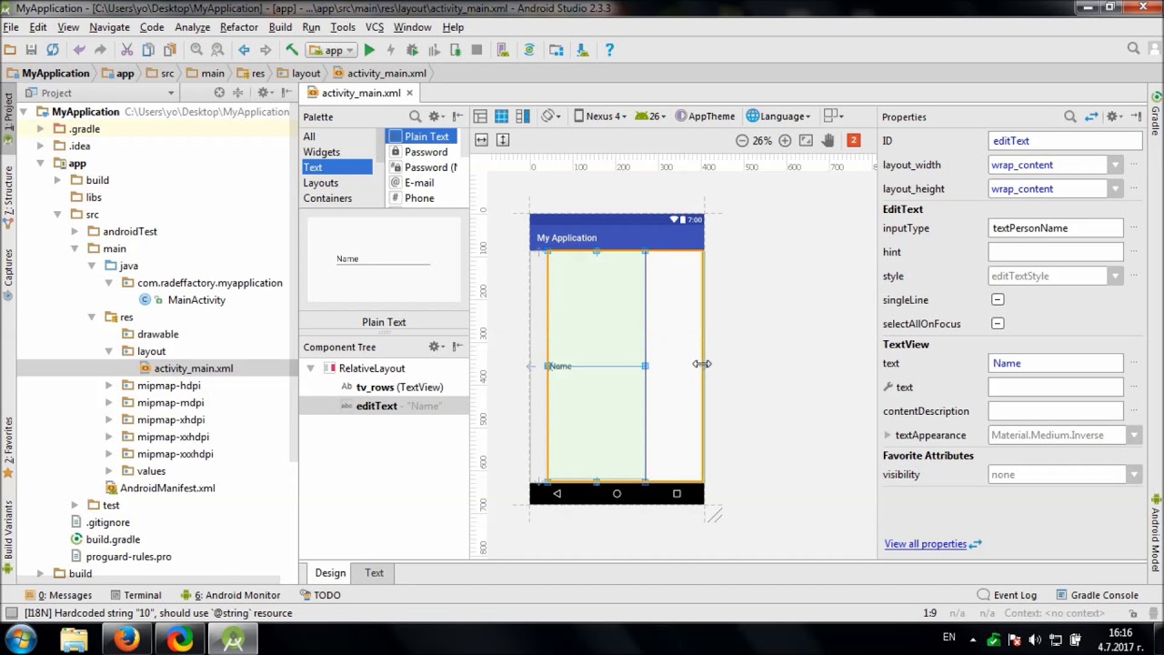 Add Line Numbers To Text In Android Studio Youtube