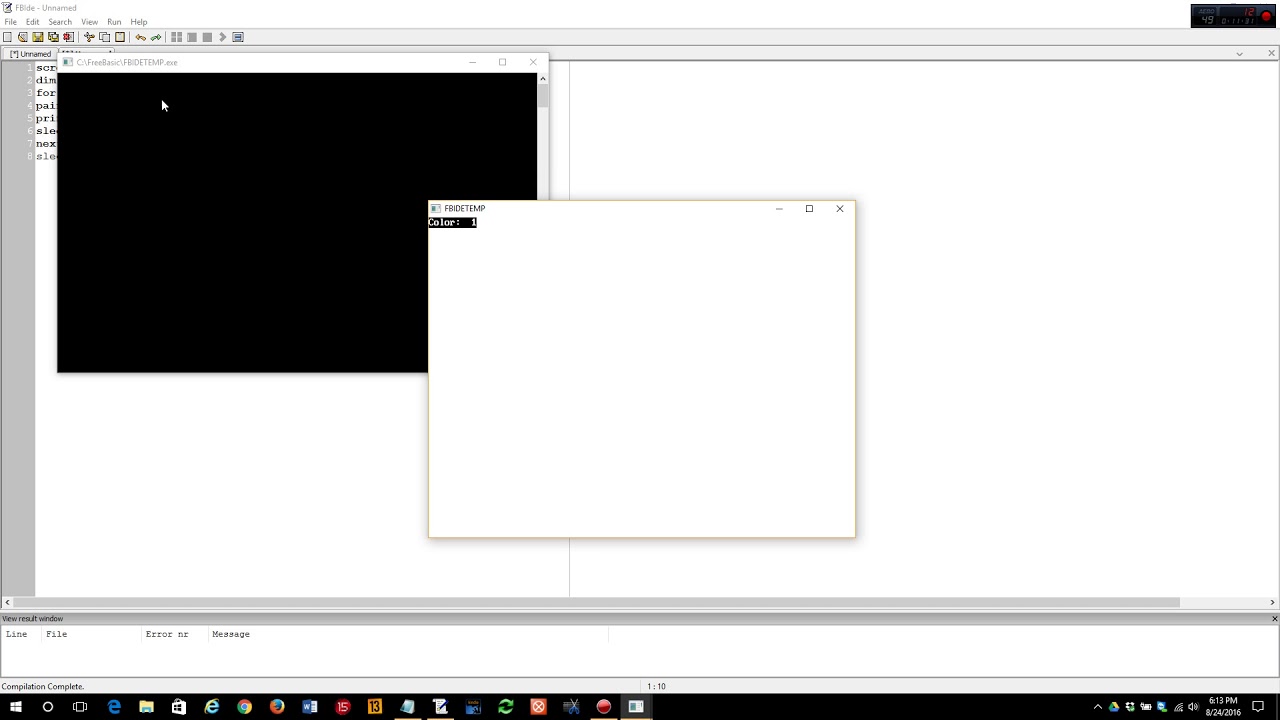 Freebasic Fps Game Programming Part 1 Youtube