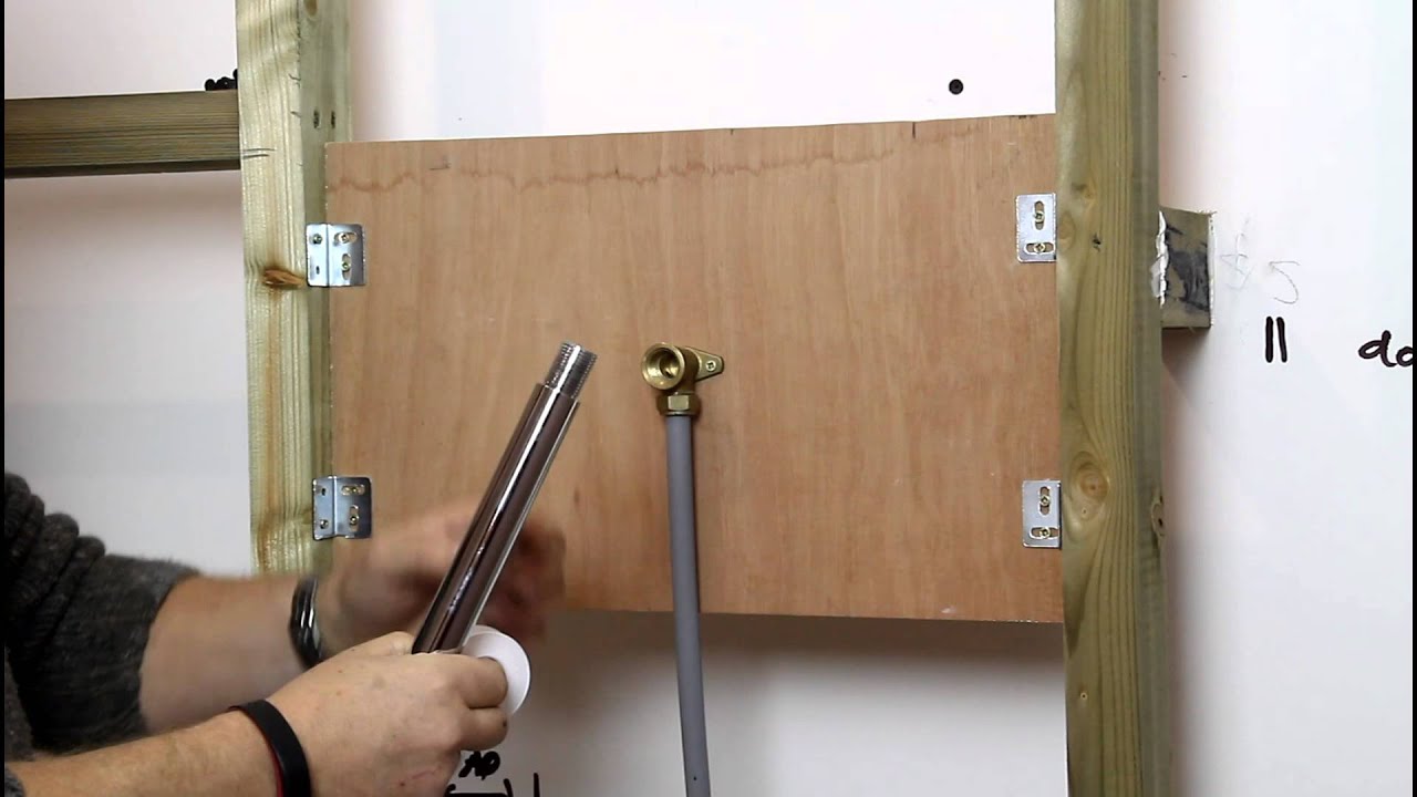 How To Install A Fixed Shower Head Youtube