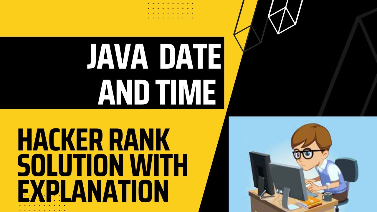 Hackerrank Java Date And Time Problem Solution Youtube