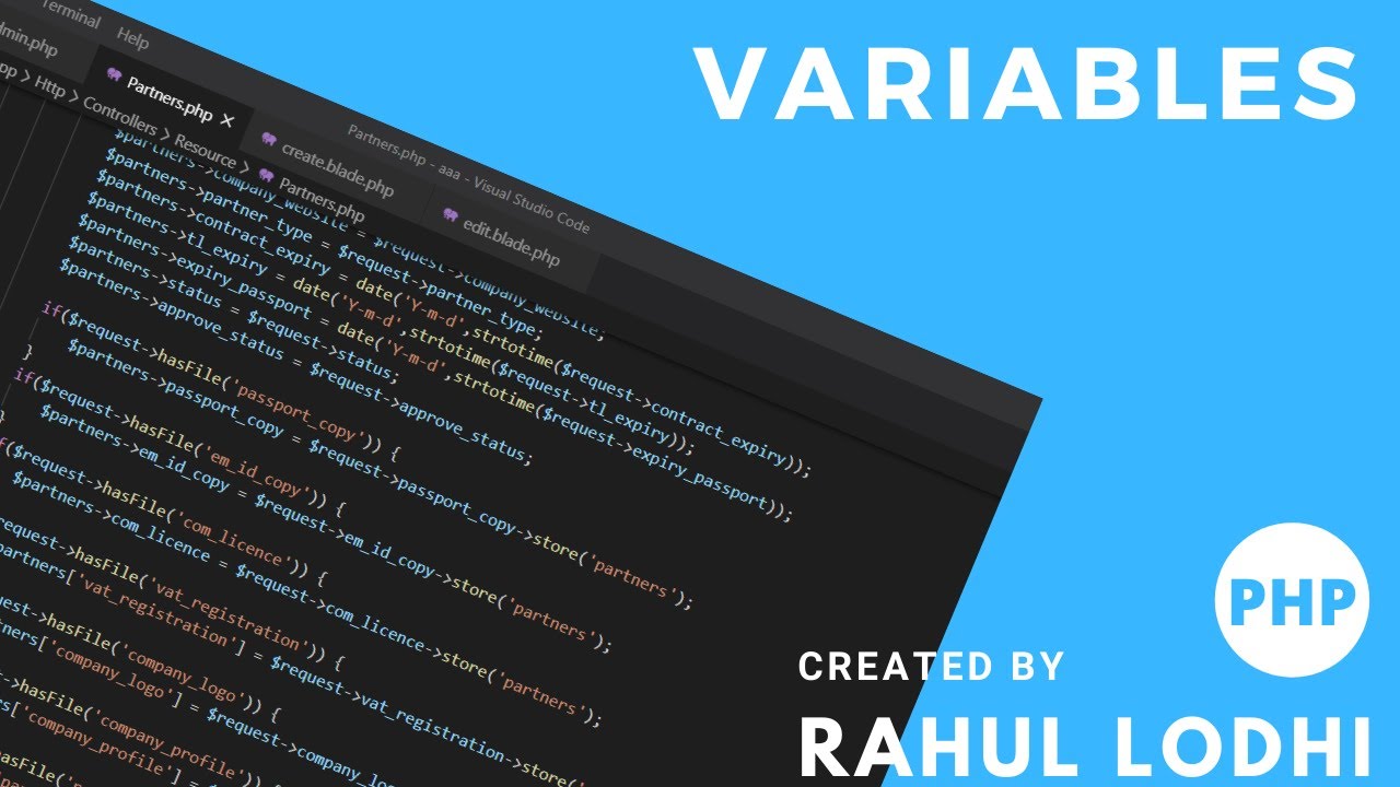Php Tutorial 7 Variables In Php Youtube