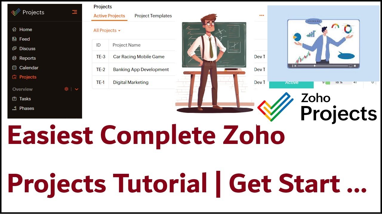 Zoho Projects Tutorial For Beginners Getting Started With Zoho