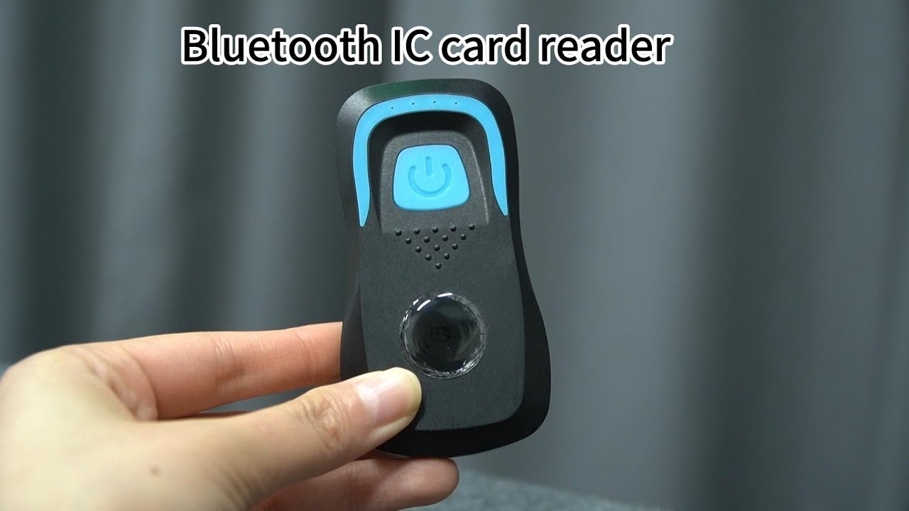 Bluetooth Mifare Nfc Reader With Qr Code Scanner R58c Youtube