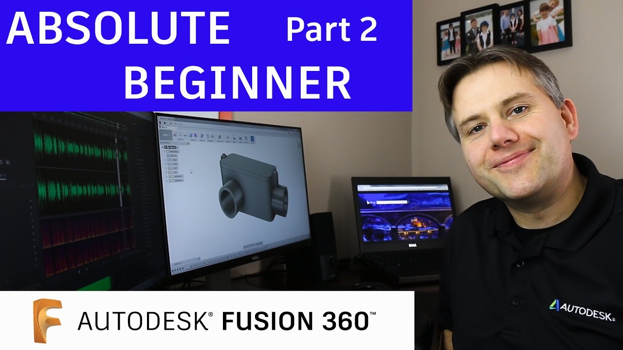 Fusion 360 Tutorial For Absolute Beginners Part 2 Youtube