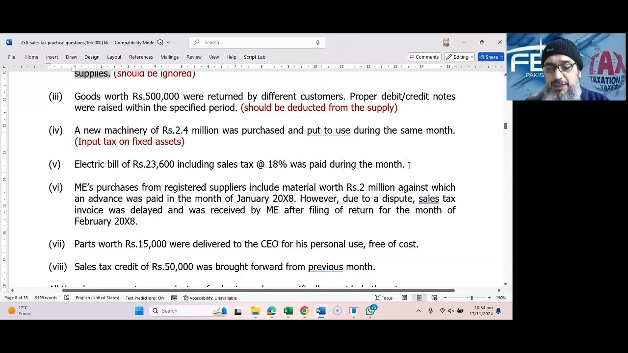 Sales Tax Practice Session Part 1 Youtube
