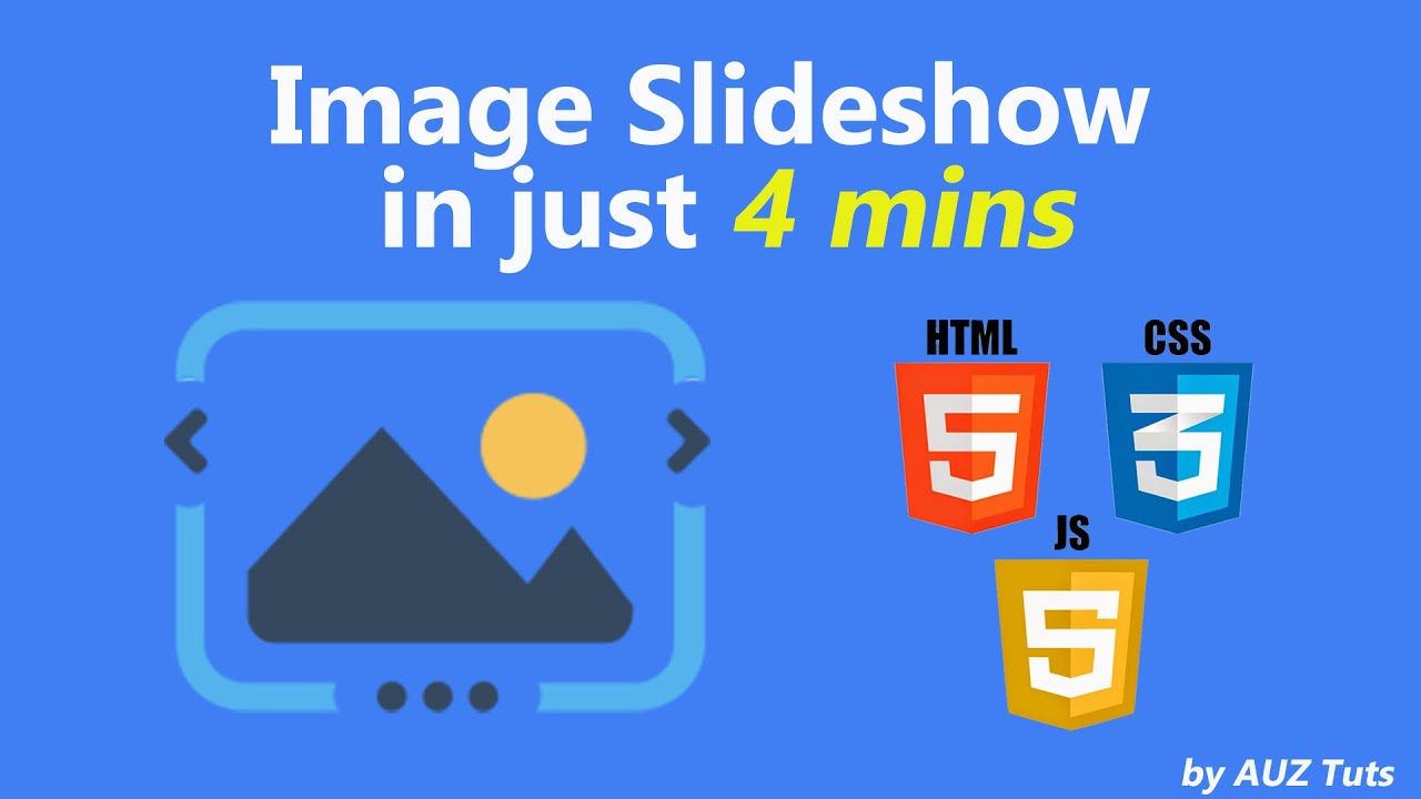 4 Minute Auto Image Slider Tutorial Html Css Javascript With Swiper