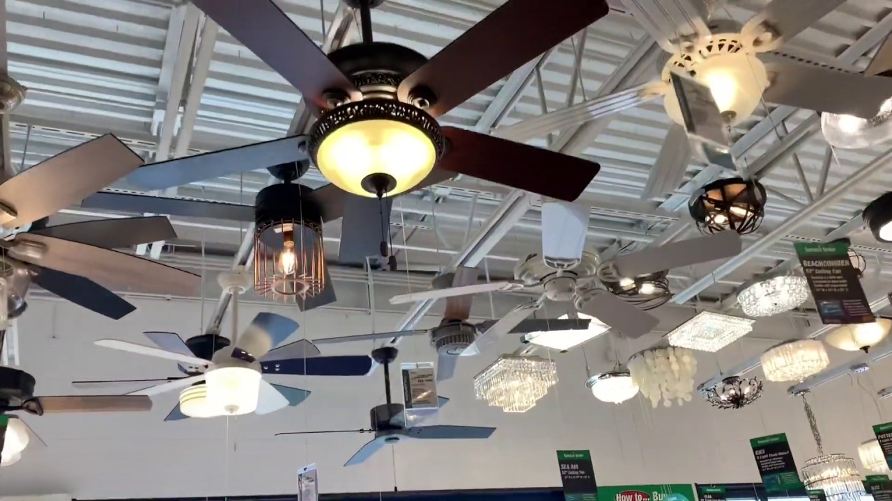 Ceiling Fans At Menards 2019 Special Order Showroom Youtube