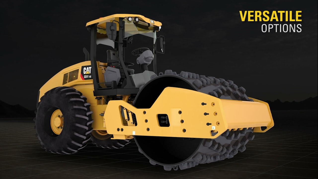 Cs11 Gc Vibratory Soil Compactor Cat Caterpillar 49 Off