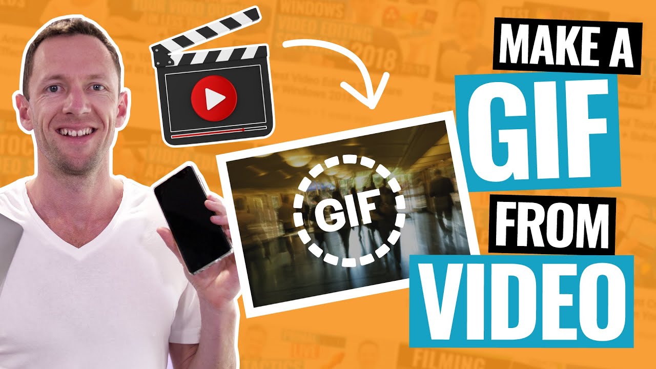 How To Make A Gif From A Video Video To Gif Tutorial Youtube