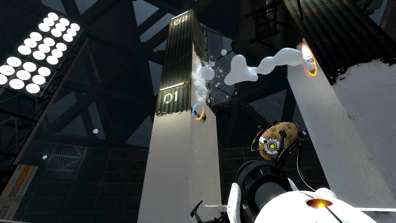 Portal 2 First Conversion Gel Map Walkthrough Youtube