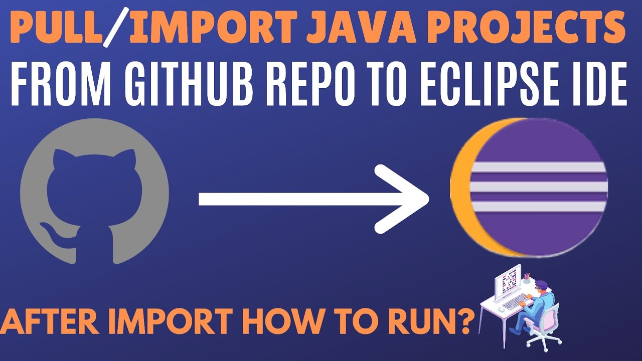 How To Import Java Project In Eclipse From Github Tech Projects Youtube