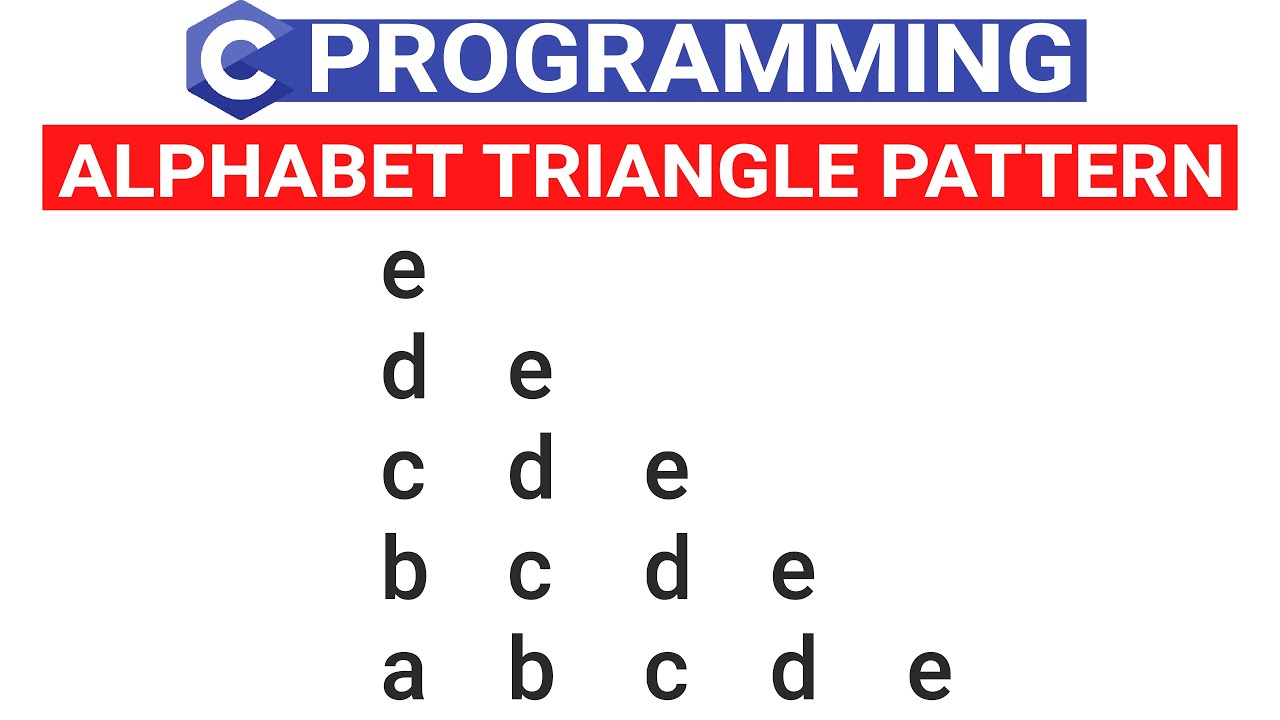 Easy Way To Make Triangle Pattern In C Language C Program To Display