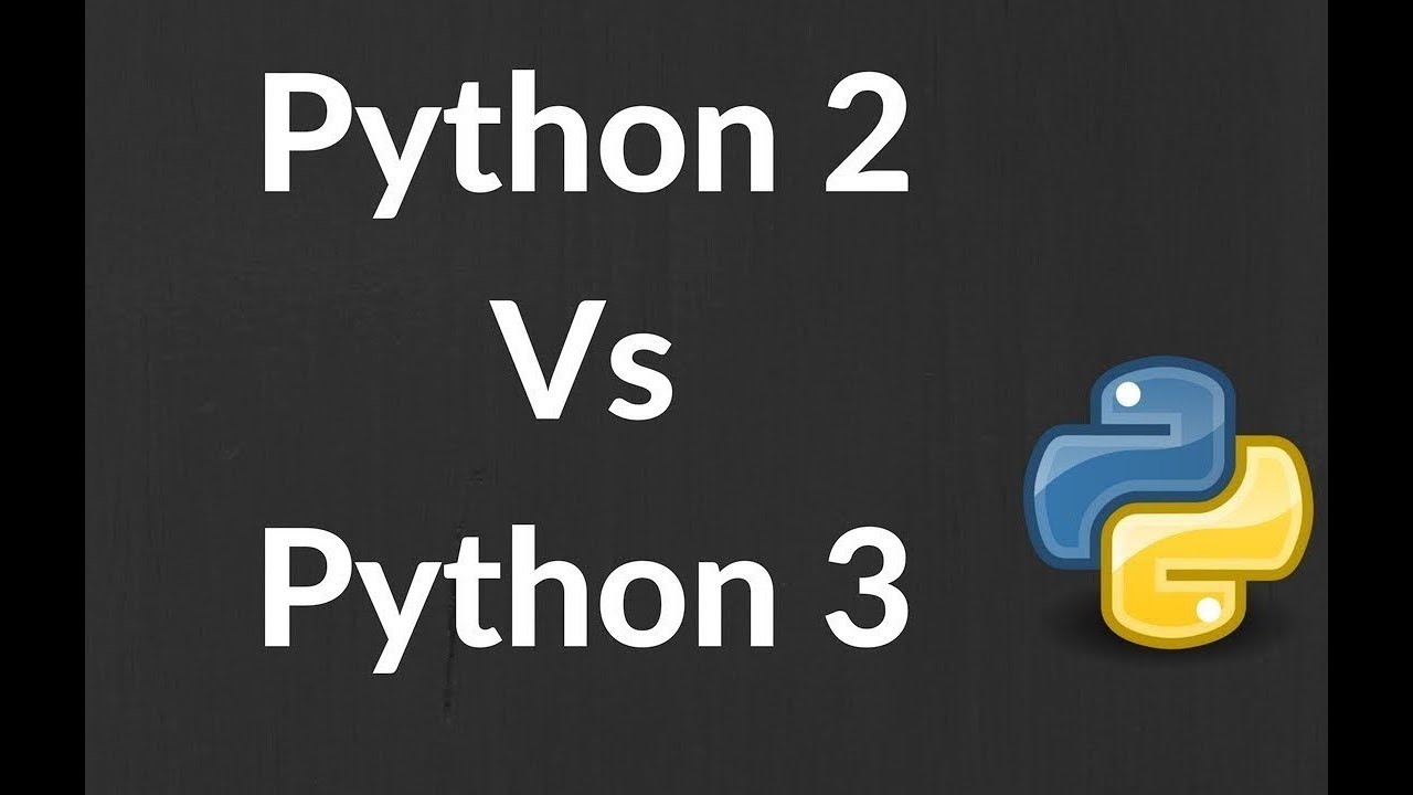 Difference Between Python2 And Python3 Youtube