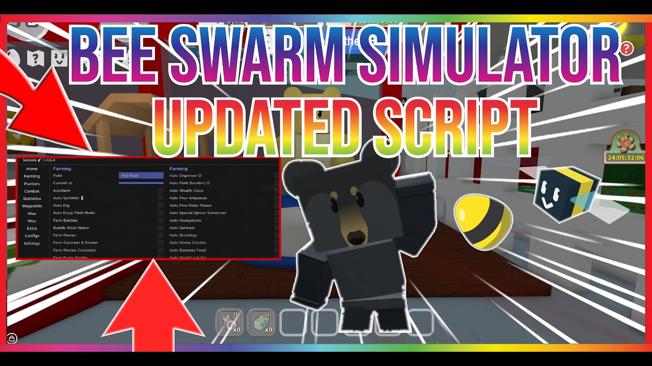Bee Swarm Simulator Script Pastebin 2023 Auto Farm Auto Honey Boss