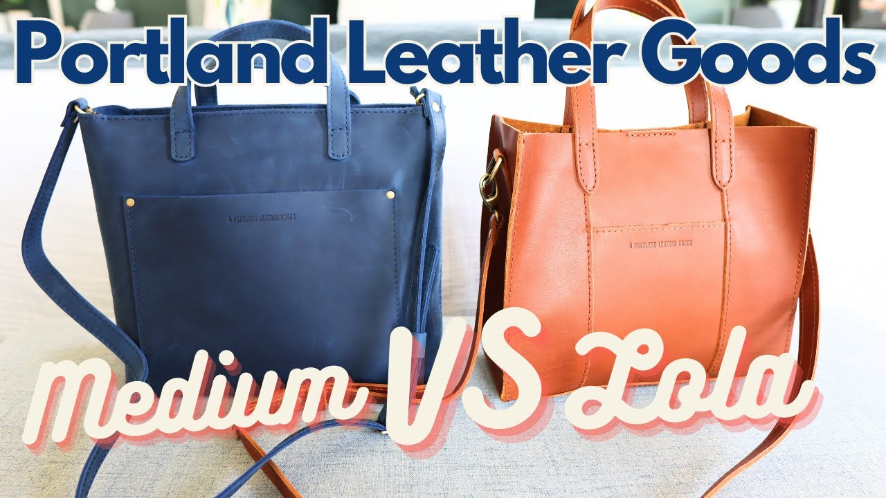 Portland Leather Goods Lola Vs Medium Crossbody Bag Comparison Youtube