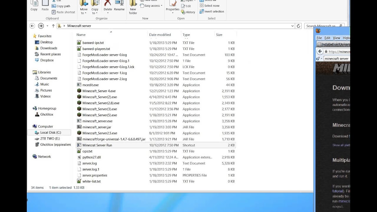 How To Add Forge Mod To Minecrat Server Jar Youtube