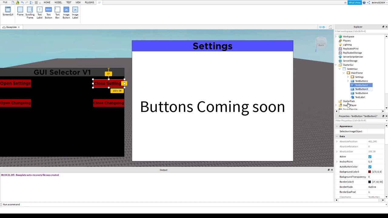 Scripting Tutorial For Custom Screen Gui Roblox Youtube
