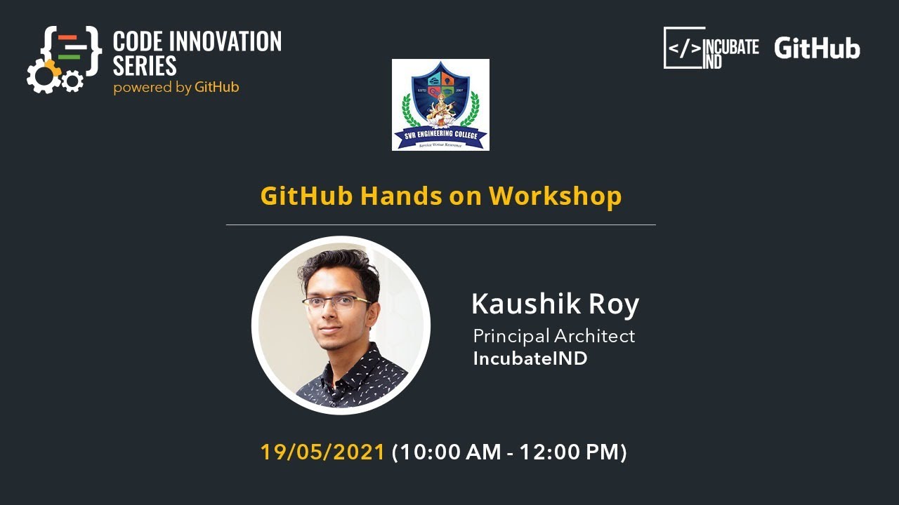 Code Innovation Series Getting Started With Git Github Youtube