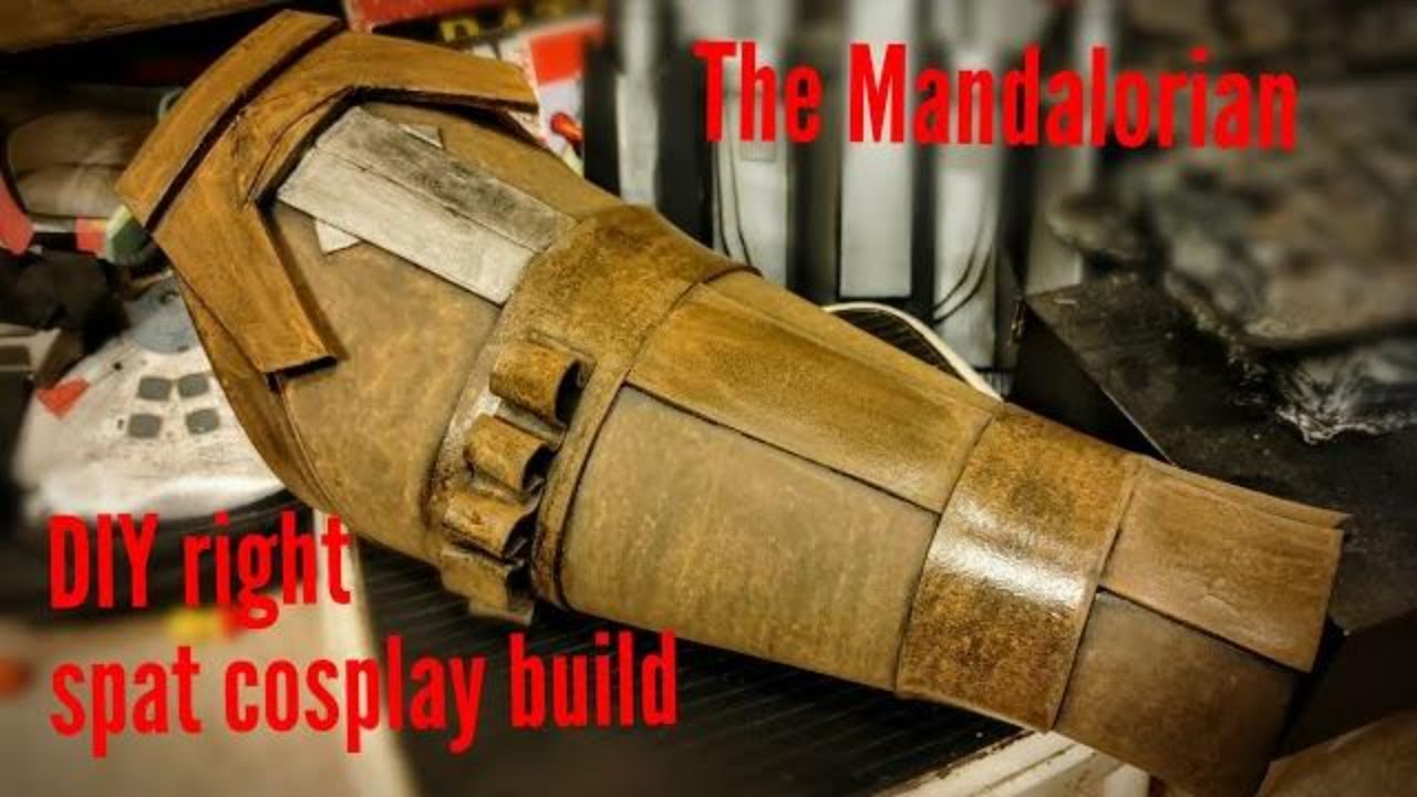 The Mandalorian Right Spat Boot Cover Diy Cosplay Build Youtube