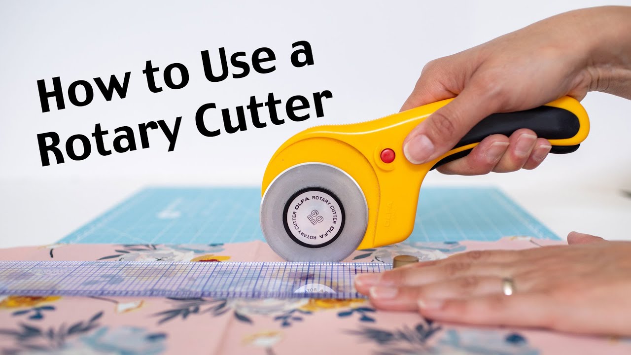 How To Use A Rotary Cutter Youtube