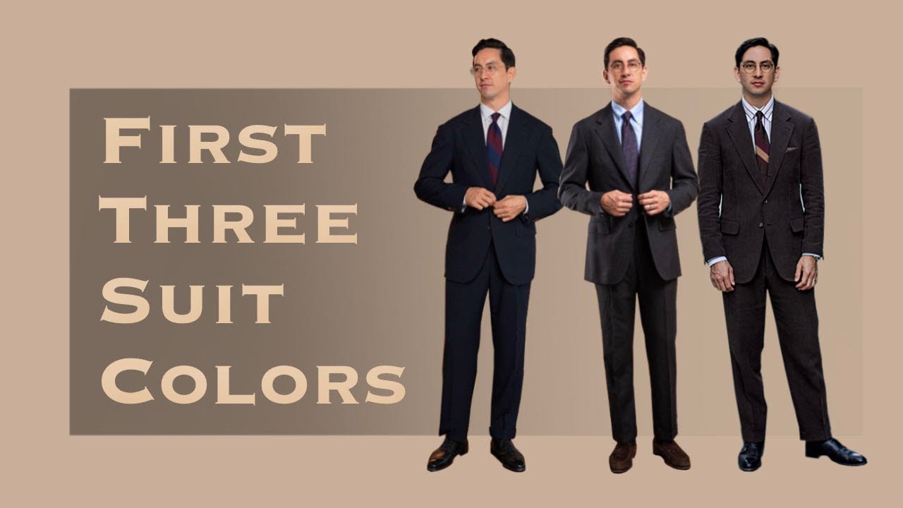 Three Suits Every Man Needs Youtube
