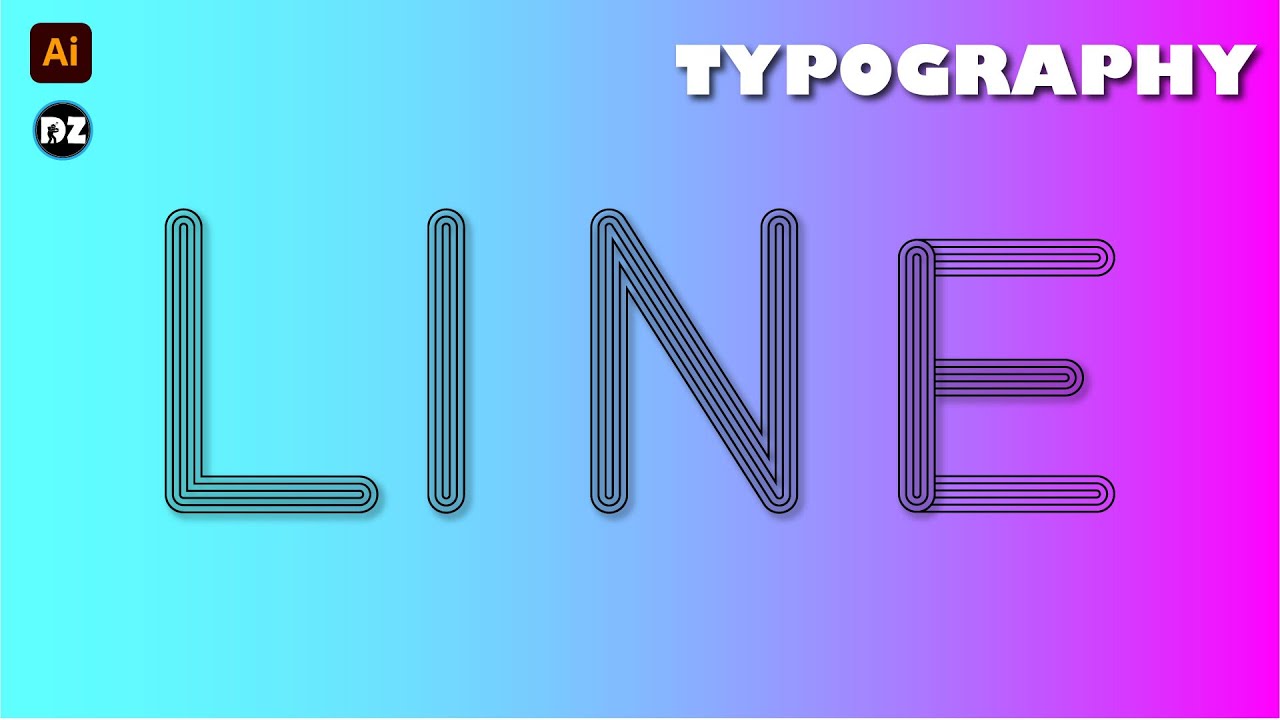 Typography In Illustrator Typography Youtube