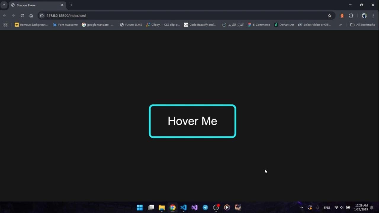 Css Btn Shadow Hover Effect Youtube