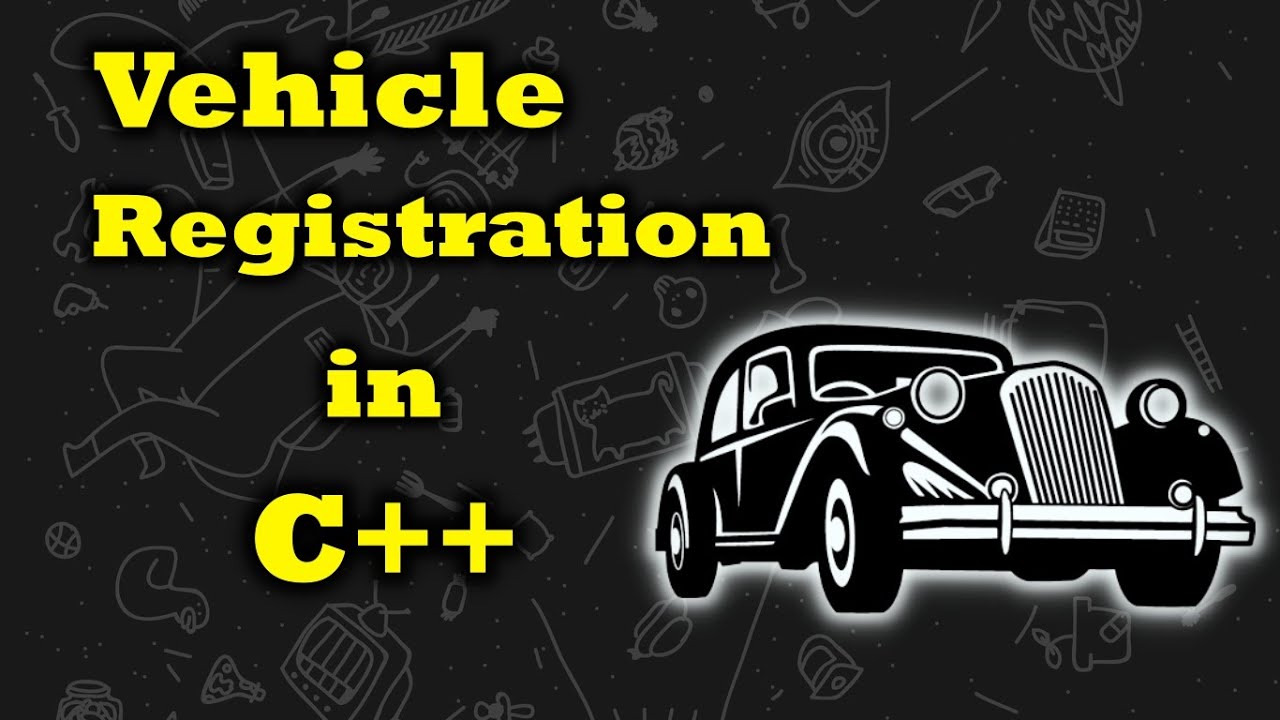 Vehicle Registration In C C Program Dev C Youtube
