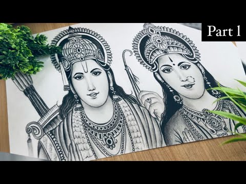 How To Draw Shree Ram And Maa Sita Sitaram Drawing Sitaram Sketch – Eroppa