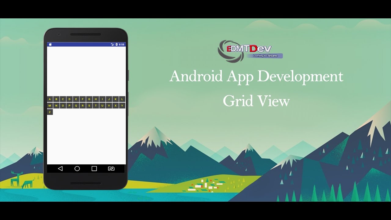 Android Studio Tutorial Grid View Youtube