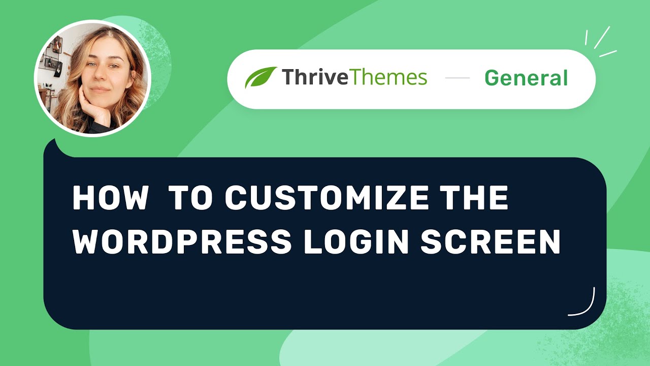 How To Customize The Wordpress Login Screen Youtube