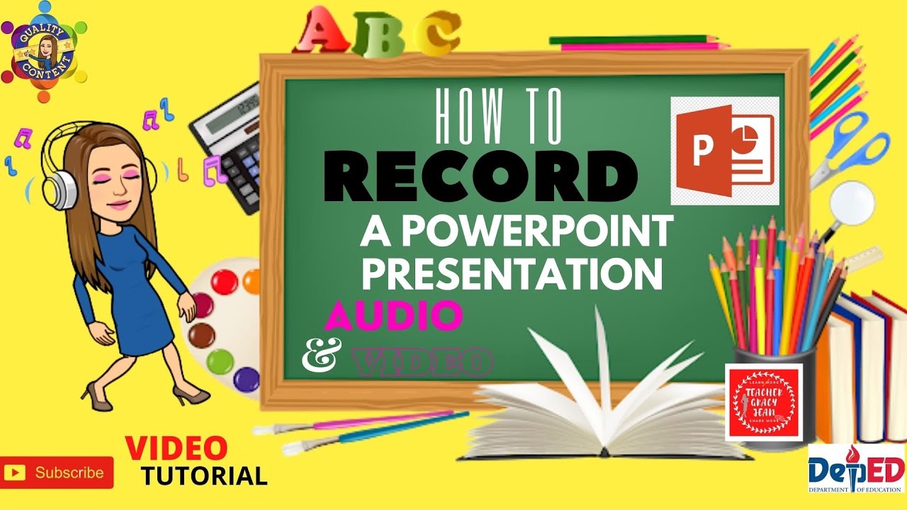 How To Record Powerpoint Presentation With Audio Video