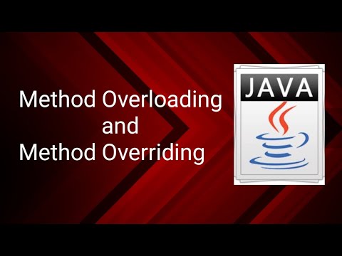 Method Overloading And Method Overriding In Java Class 22 Java