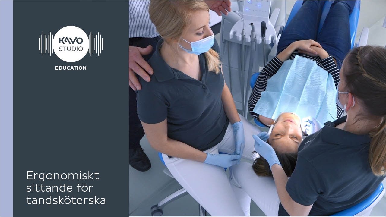 Ergonomi För Tandvården Ergonomiskt Sittande För Tandsköterska Youtube