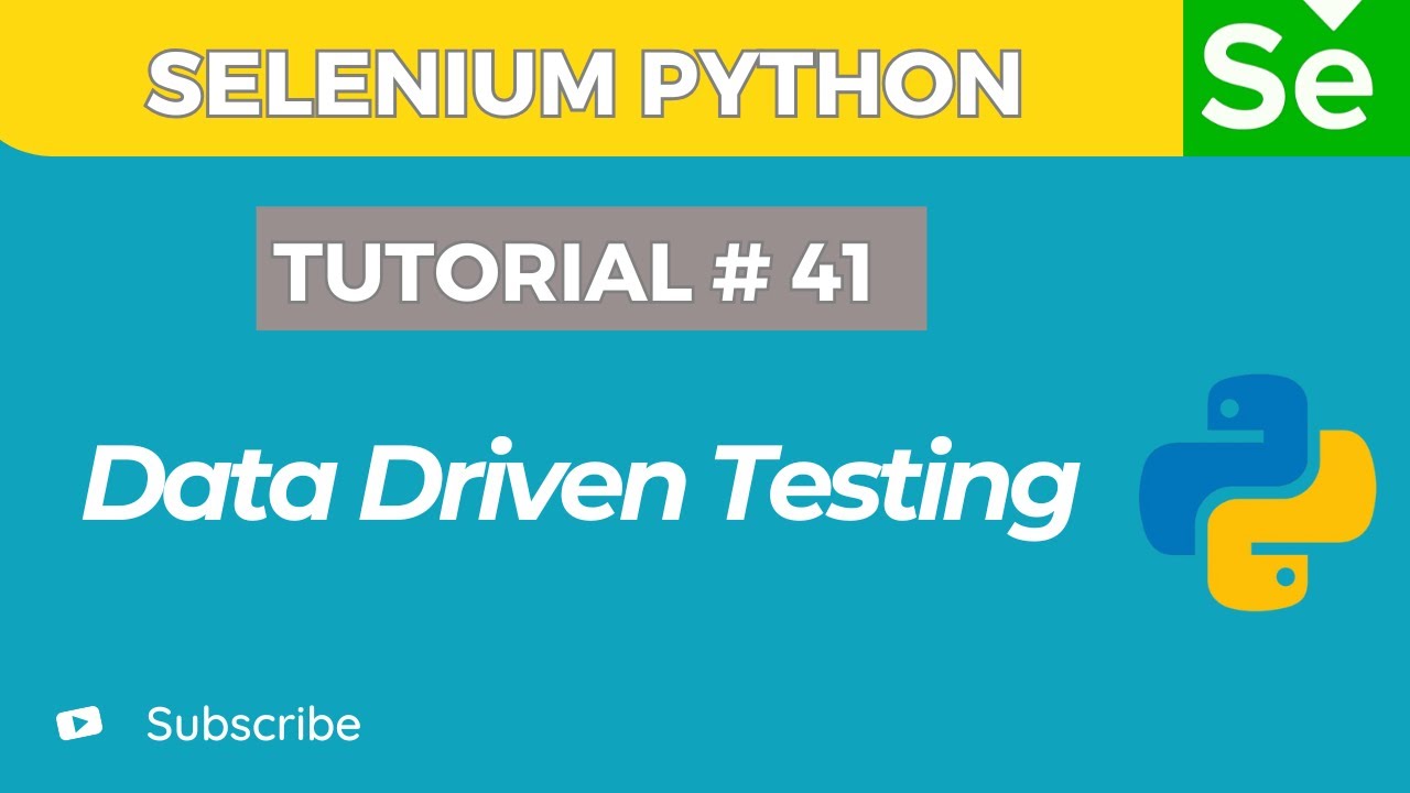 Selenium Webdriver With Python Tutorial 41 How To Implement Data