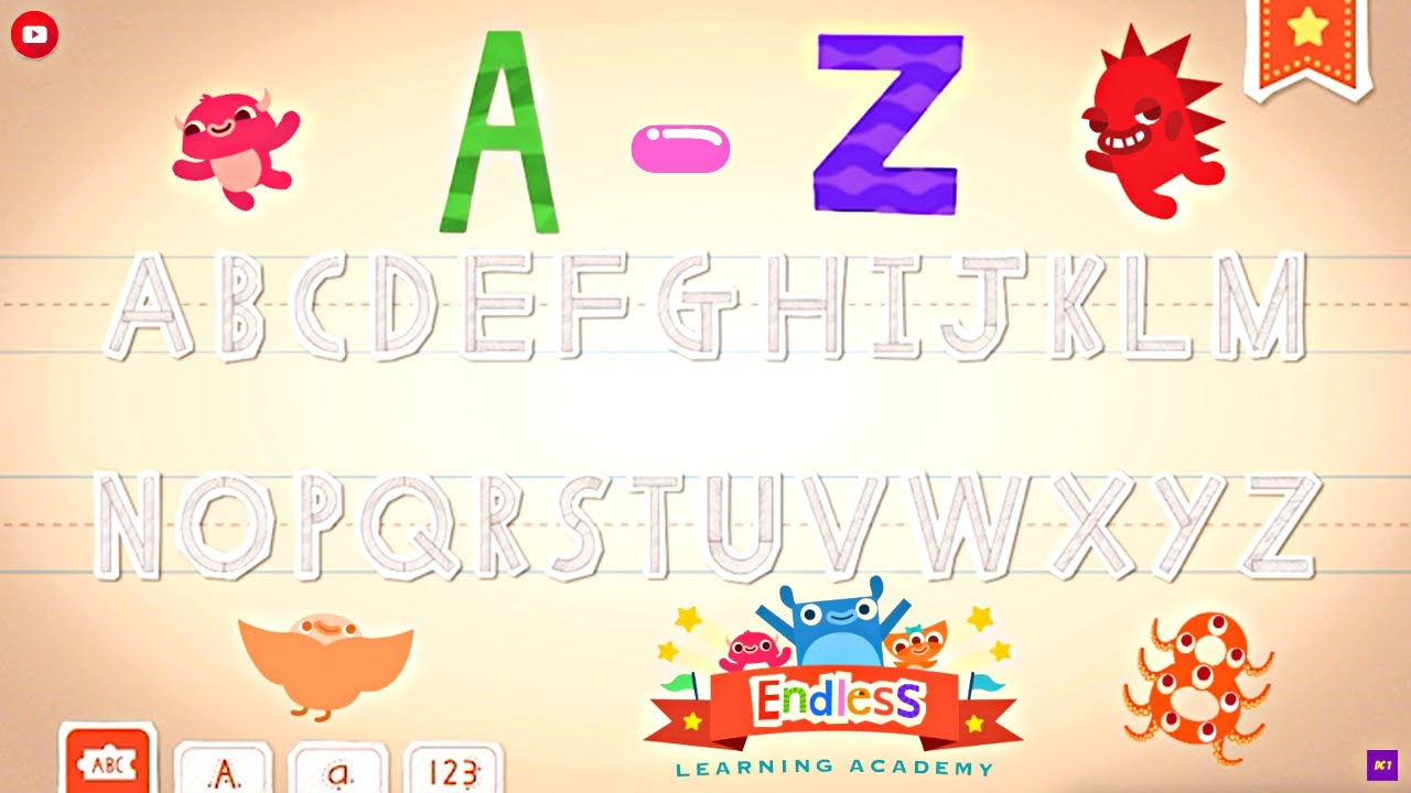 Endless Learning Academy Meet Uppercase Letter A Z Alphabet