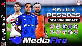 Efotball Pes 2025 Download Mediafare Ps2 Iso Atualizado Aethersx2 Pcsx2 ...