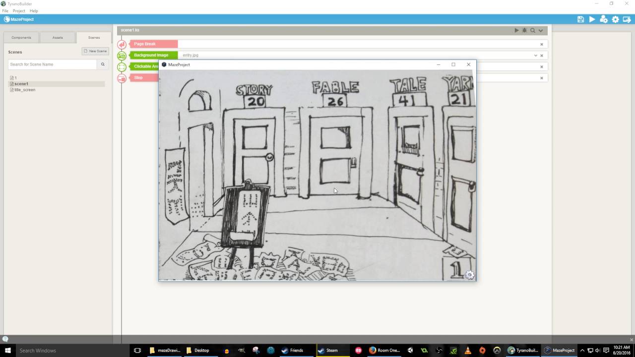 Tyranobuilder Clickable Area Tutorial Youtube