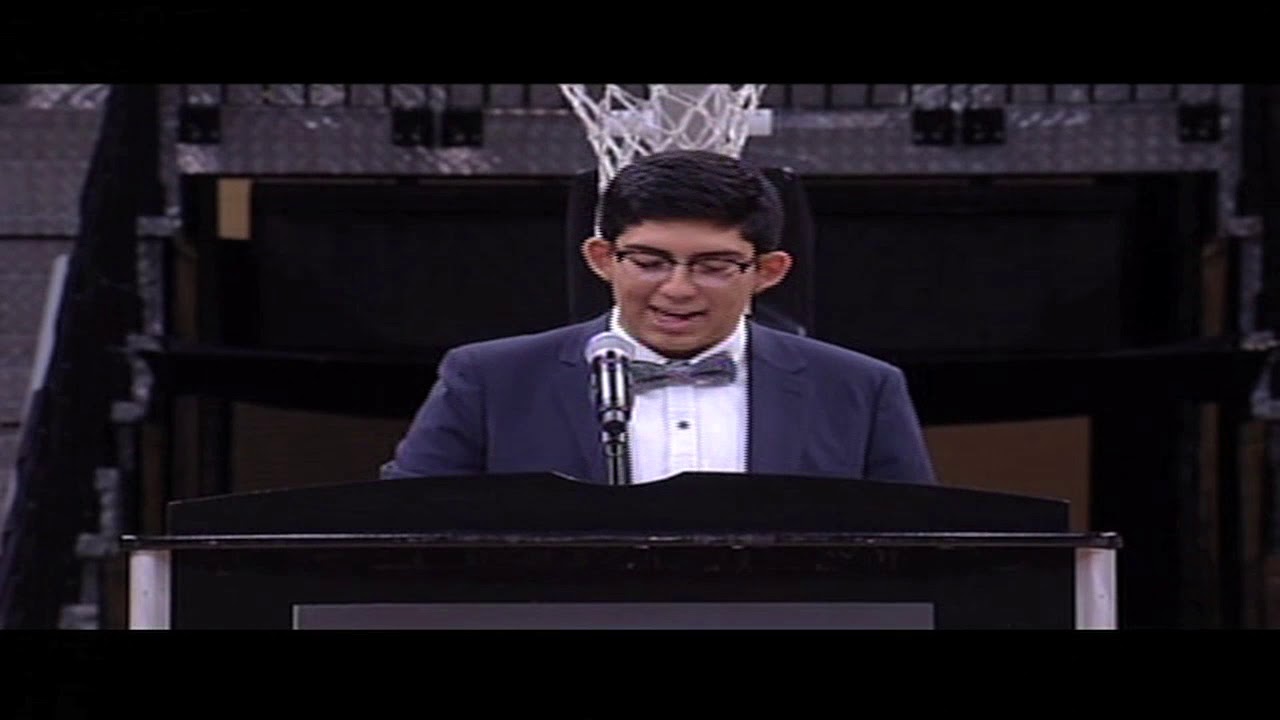 Saisd 2018 Convocation And Burbank Hs Senior Speech Youtube