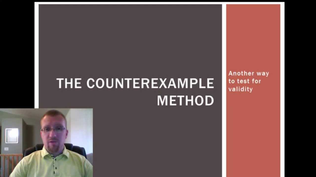 Counterexample Method At Logan Lovelace Blog