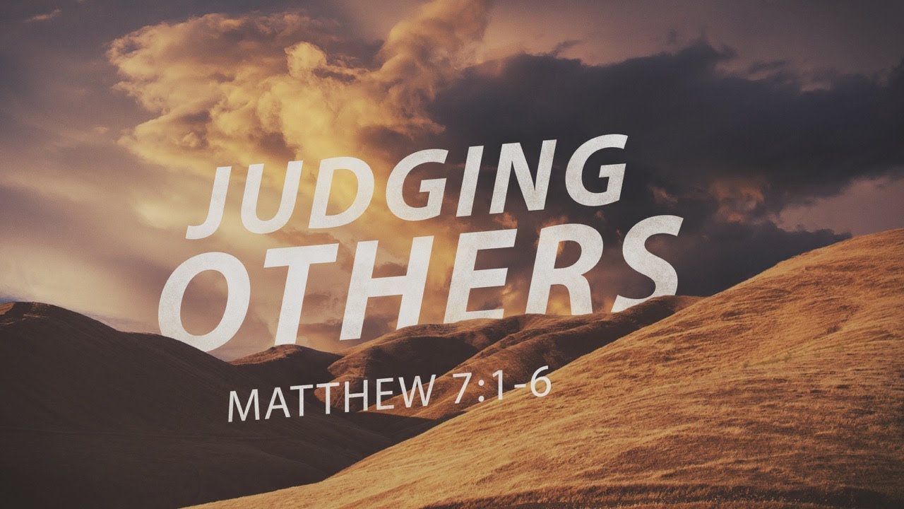 Judging Others Matthew 7 1 6 Matthew 7 1 6 Bible Portal