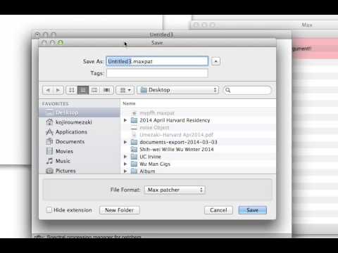 Max Tutorial Pfft Object Part 3 Youtube