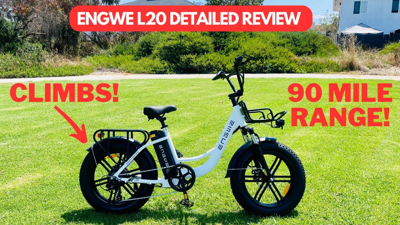 This Fun Ebike Has A 90 Mile Range Climbs Steep Hills Engwe L20