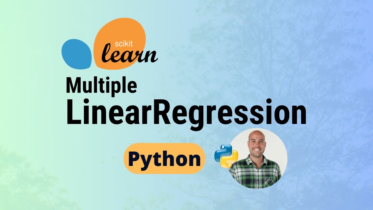 Sklearn Multiple Linearregression With Python Youtube