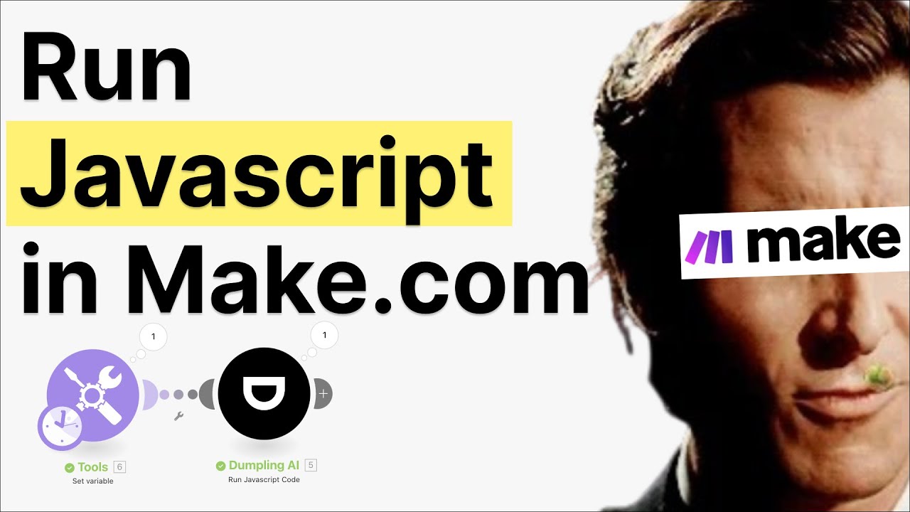 How To Run Javascript Code In Make Youtube