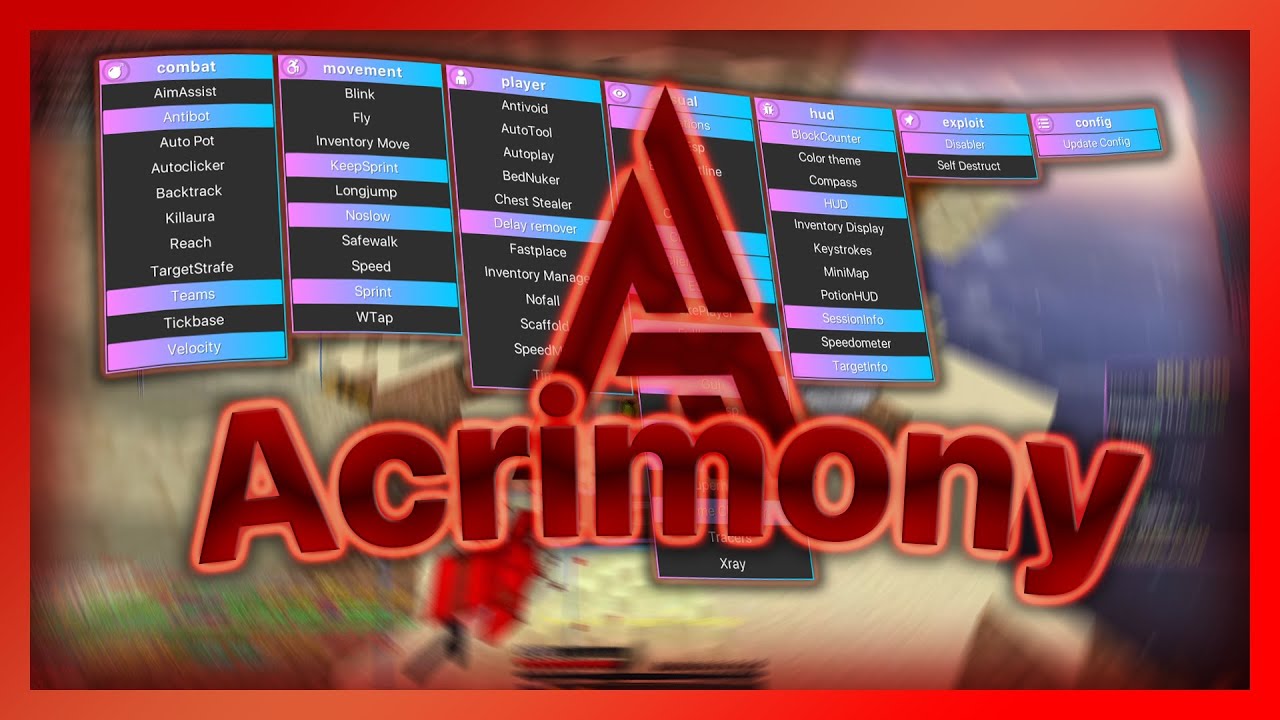 Cheating On Blocksmc W New Acrimony Client рџґµрџґµрџґµ Youtube