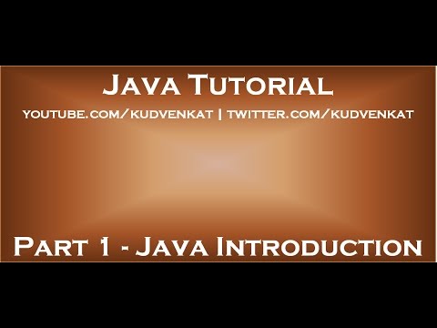 Java Introduction For Beginners Youtube